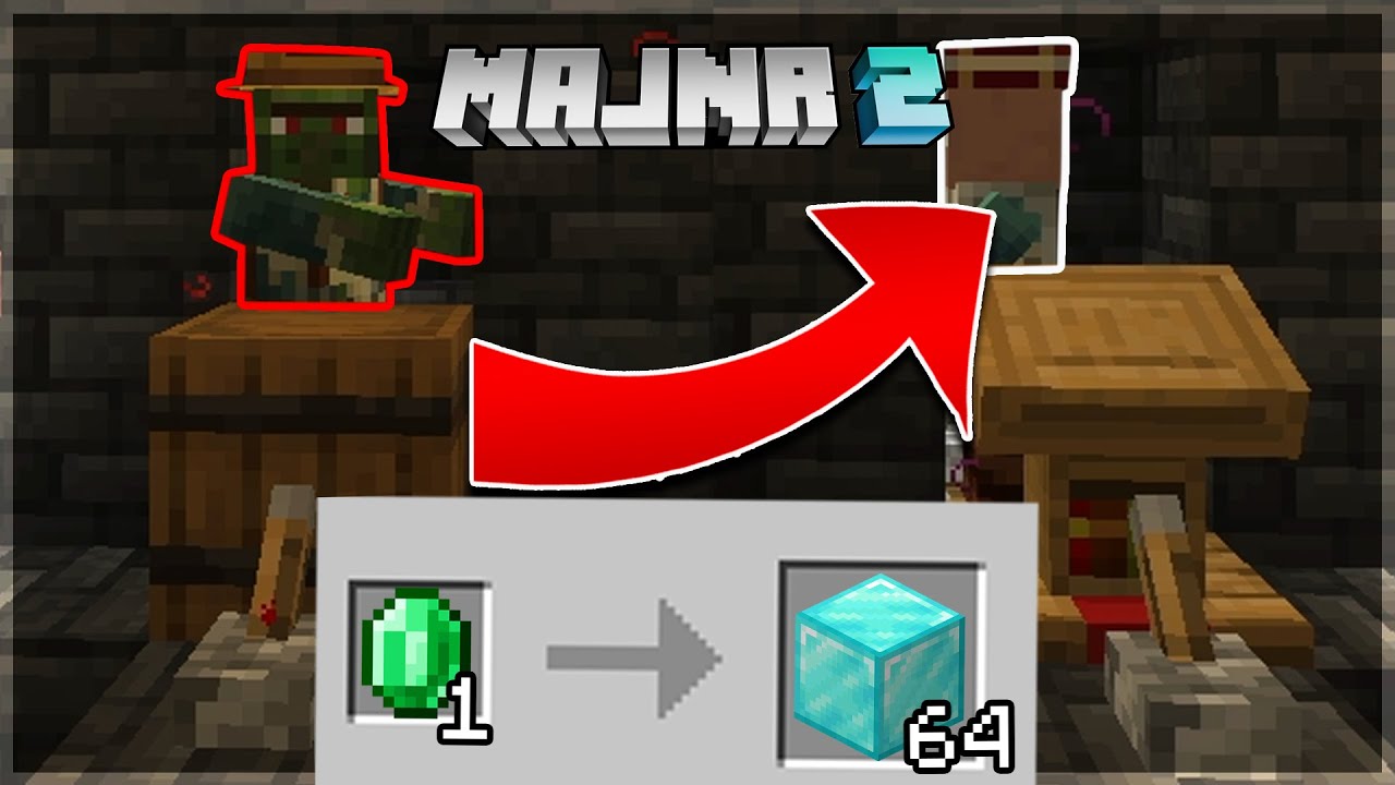 NEJLEPŠÍ VILLAGER TRADING FARMA! | MAJNR 2 | [MarweX] - YouTube
