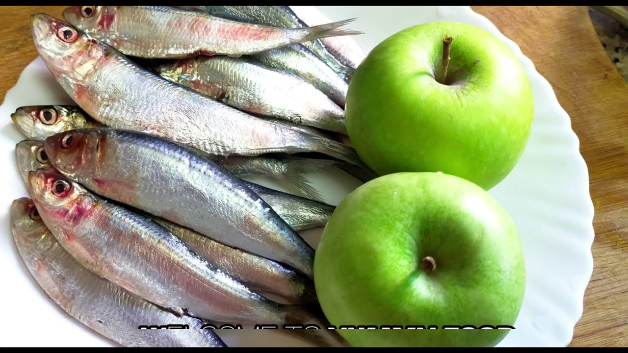 Fish recipe with green apple/easy &verity fish recipe/fish with apple ...
