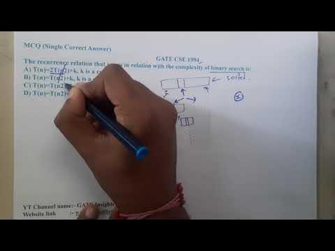 GATE CSE 1994 Q ||Algorithms || GATE Insights Version: CSE - YouTube