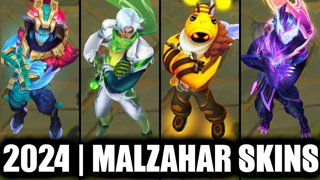 ALL MALZAHAR SKINS SPOTLIGHT 2024 | League of Legends - YouTube