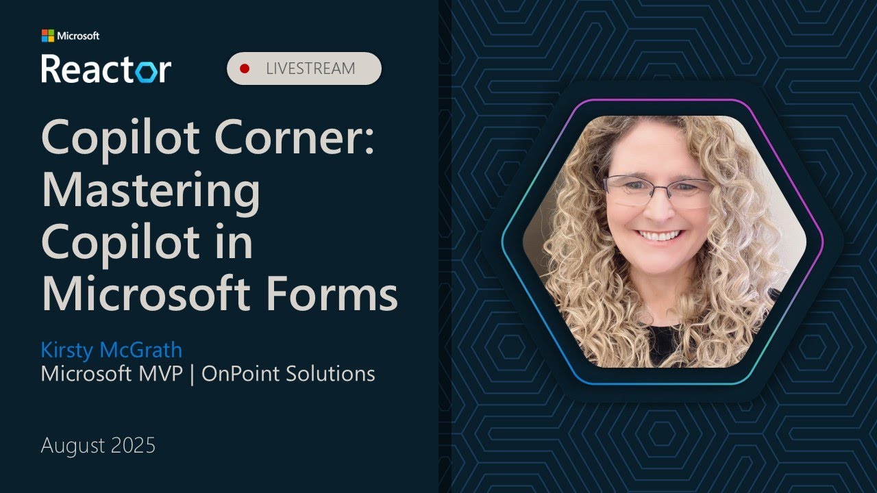 Copilot Corner: Mastering Copilot in Microsoft Forms - YouTube