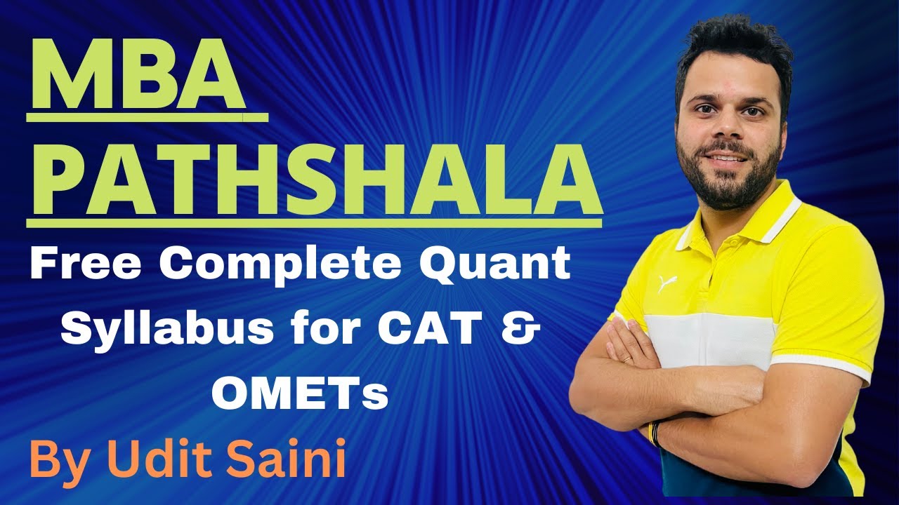 MBA Pathshala Introduction || Udit Saini - YouTube