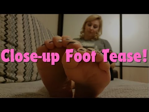 Blonde Shows Off Stinky Striped Socks & Thick, Wrinkled Soles! 👣✨