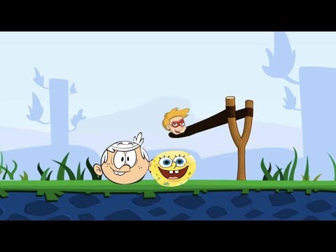 Angry Birds in the form of Sponge Bob and Lincoln save the world ...