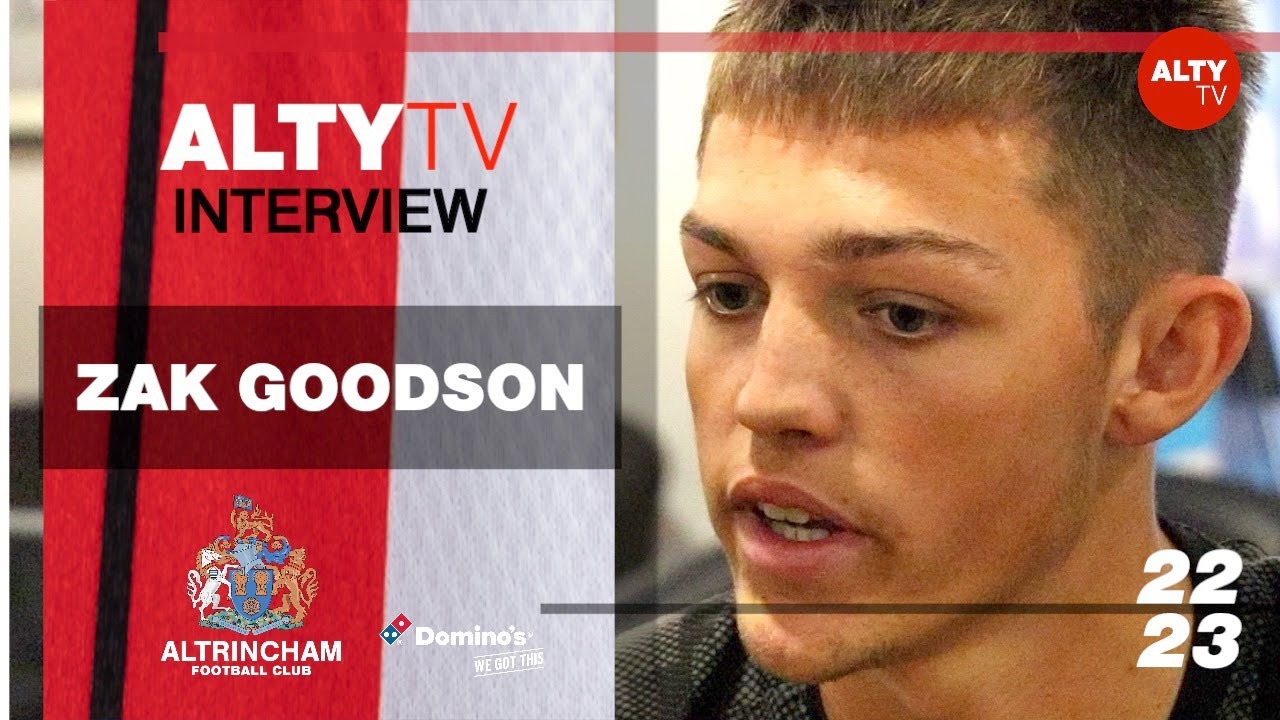 Zak Goodson | Altrincham FC Interview | 6 September 2022 - YouTube
