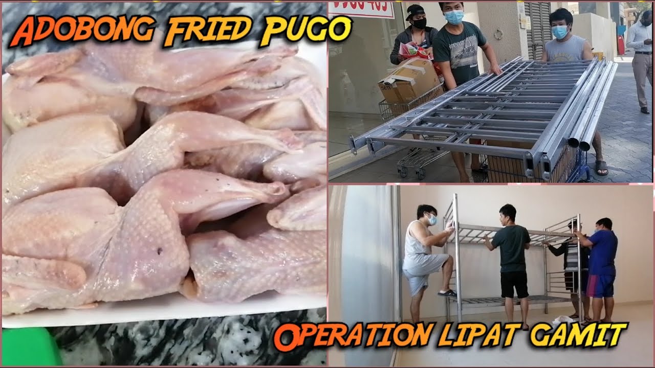 Buhay Dubai - Adobong Fried Pugo | Operation lipat gamit - YouTube
