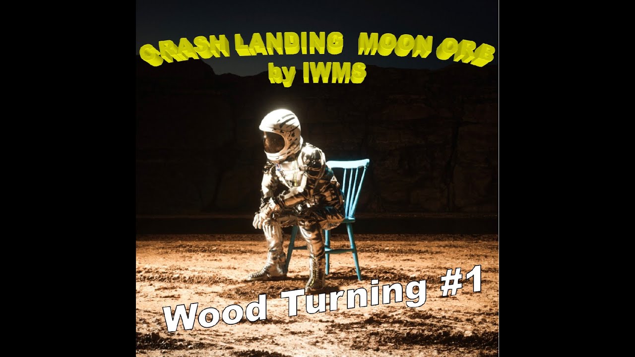 Woodturning #1 - Epoxy/Burl Crash landing Moon Orb - YouTube