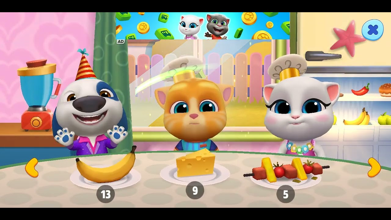 Video my talking Tom friends video kids games with me for cartoon game ...