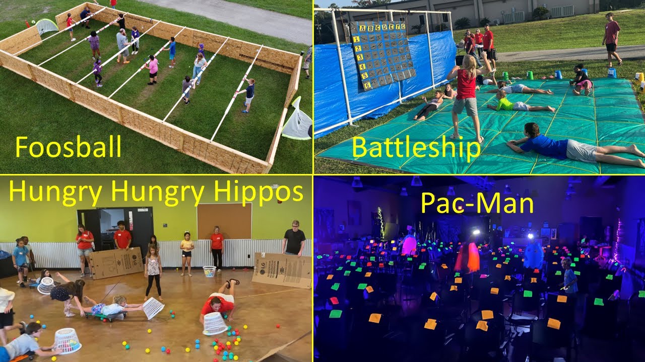 Life Size Games - Human Foosball, Pac-man, Battleship, Hungry Hungry ...