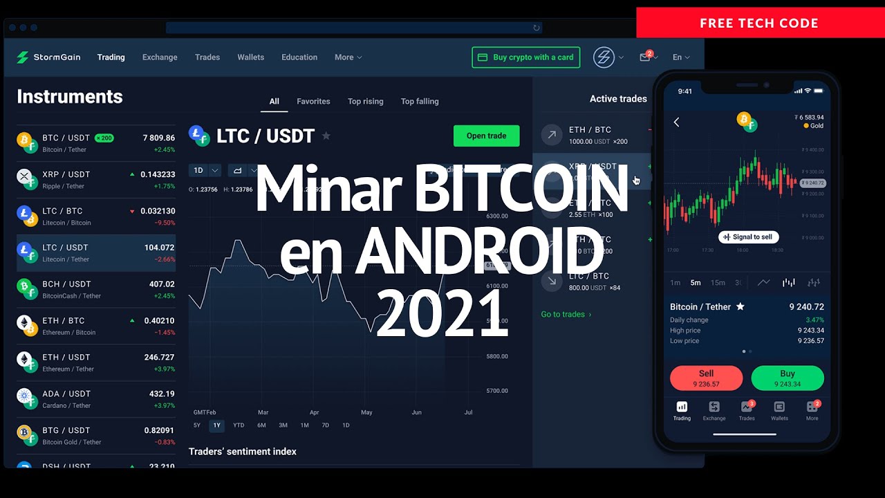 ⛏️💸📲MINAR BITCOIN desde el MÓVIL GRATIS Y FÁCIL - GANA 10 USDT - YouTube