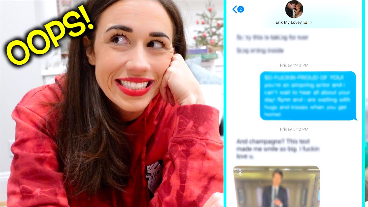 LEAKING OUR PRIVATE TEXT MESSAGES! - YouTube