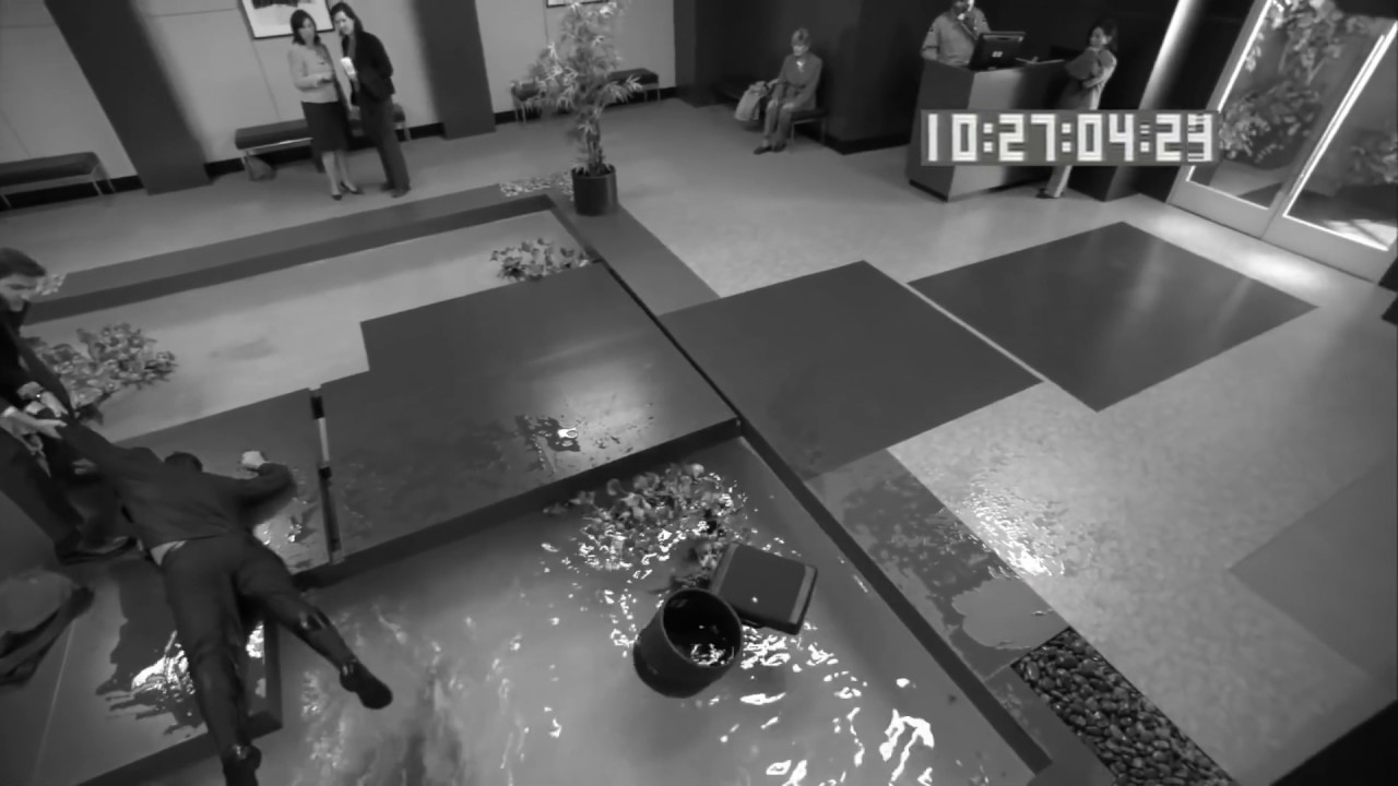 a michael has fallen into the koi pond - YouTube