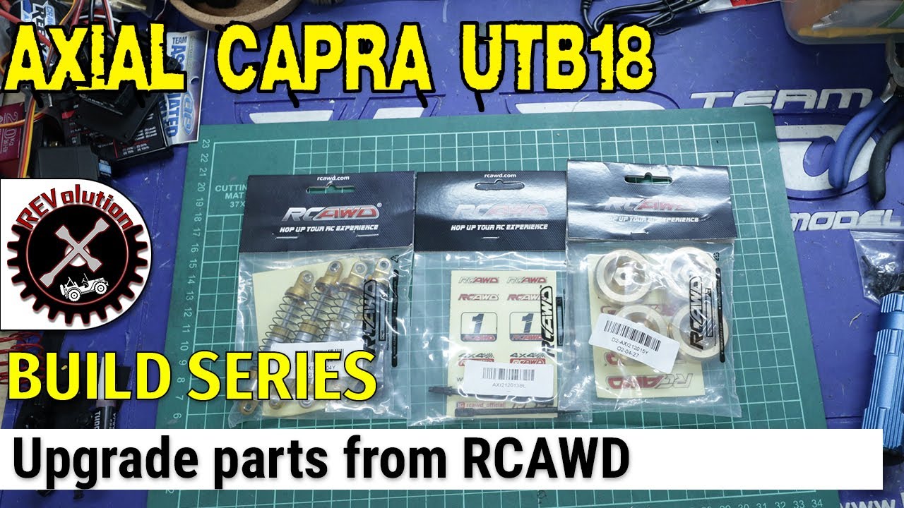 Axial Capra UTB18 Build Series - RCAWD Shocks and Brass Weights - YouTube