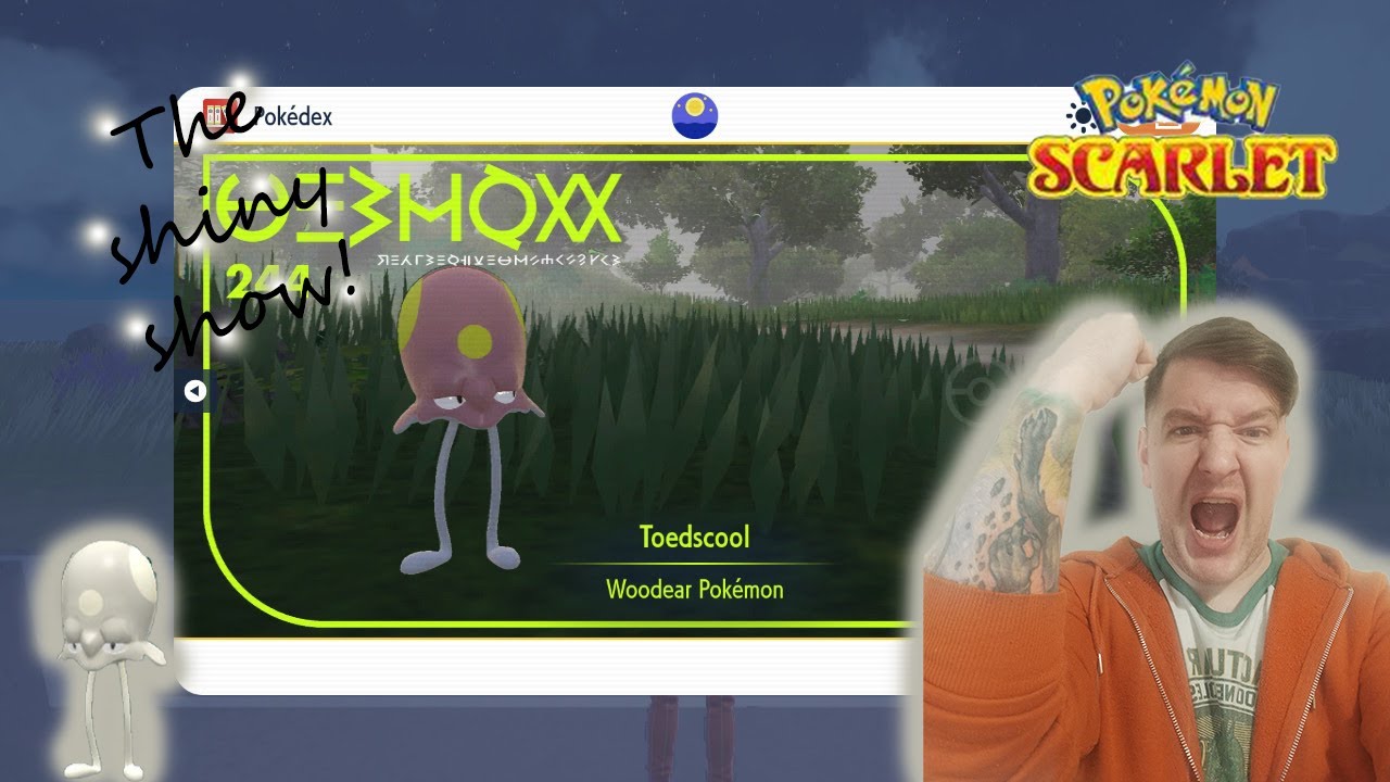 Shiny Toedscool Pokémon Scarlet Plus evolution - YouTube