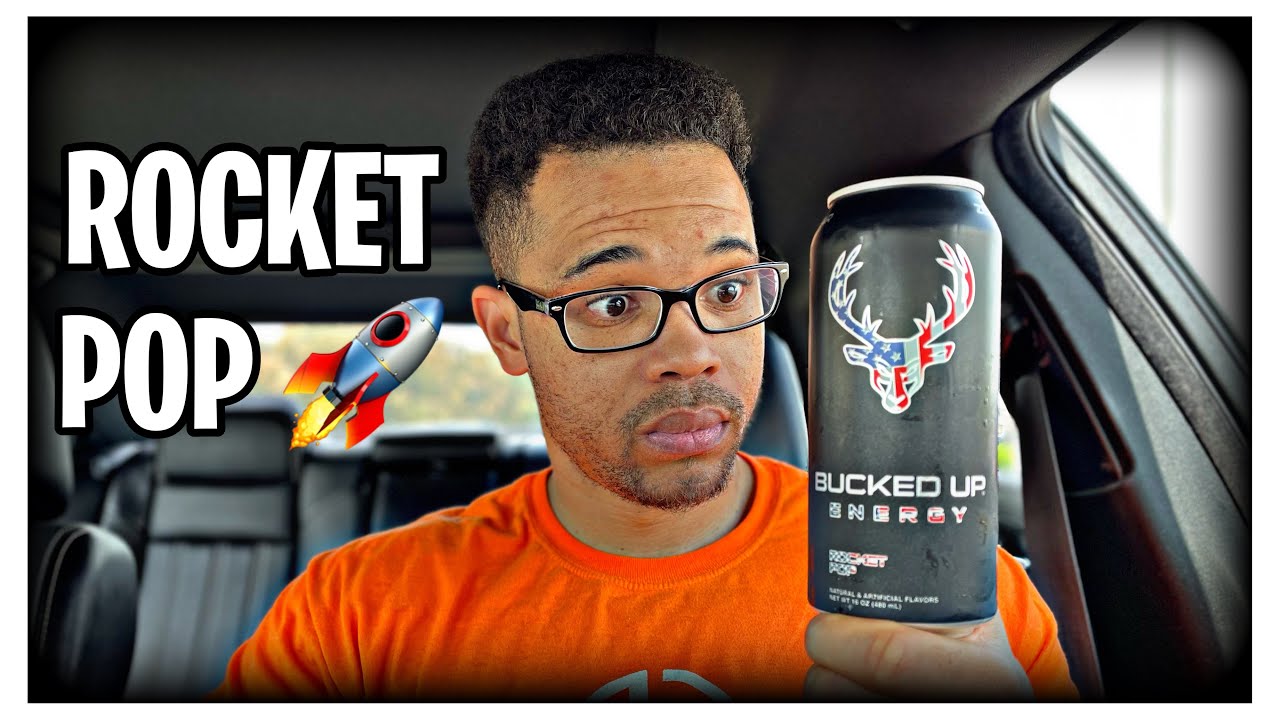 BUCKED UP ROCKET POP ENERGY DRINK REVIEW 🚀 - YouTube