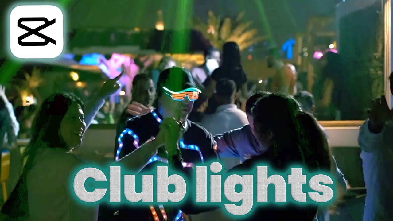 How to add Club lights effect to the video in CapCut/Video editing with ...