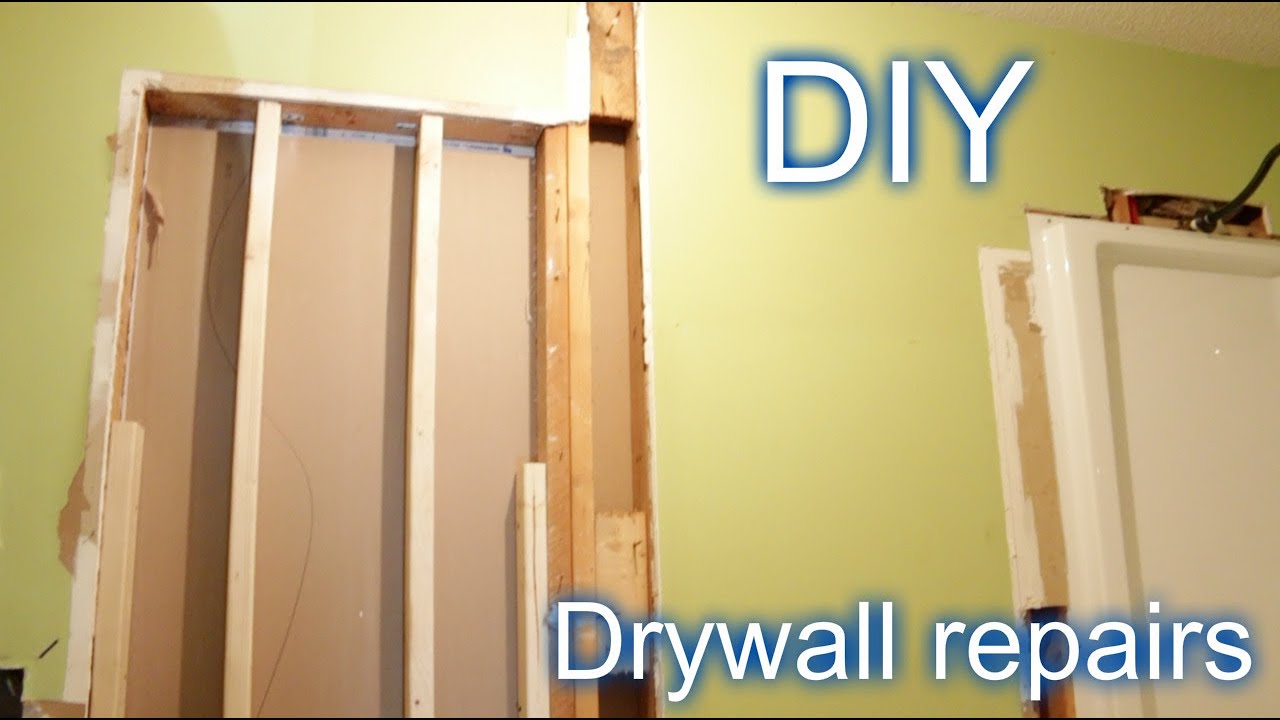 Drywall Installation: How to Cover Door Opening With Drywall - YouTube