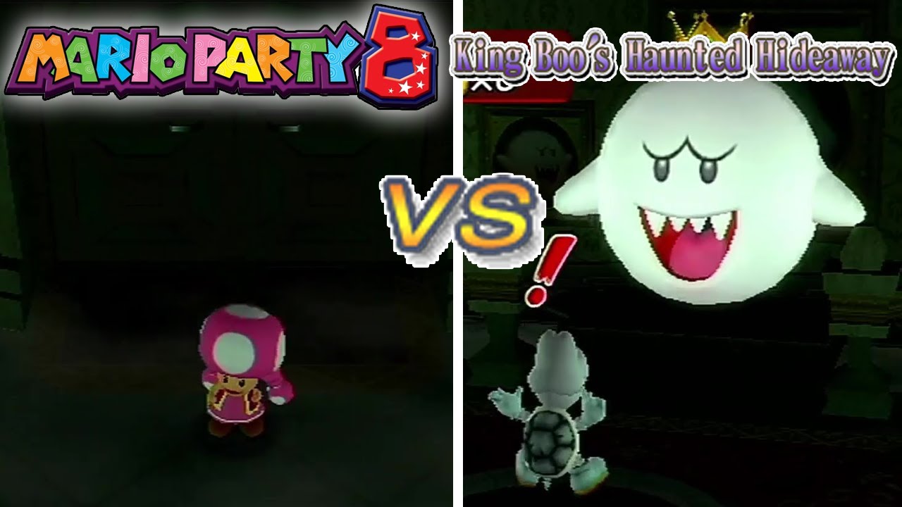 Mario Party 8 - Toadette VS Dry Bones - King Boo's Haunted Hideaway ...
