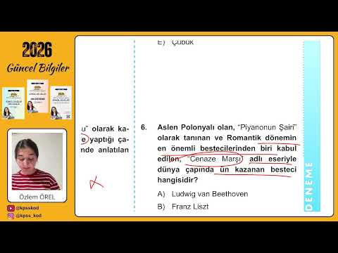 GÜNCEL BİLGİLER SORU ÇÖZÜMÜ CANLI YAYIN 18