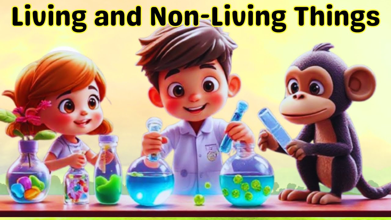 Kids Educational Video | Science | Fun Science Game for Kids: Living vs ...