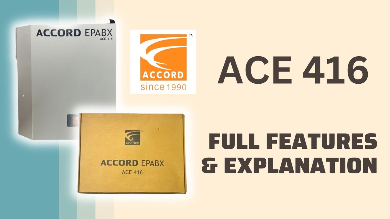 ACCORD ACE 416 / ACE 312 FULL FEATURES EXPLANATION IN HINDI - YouTube