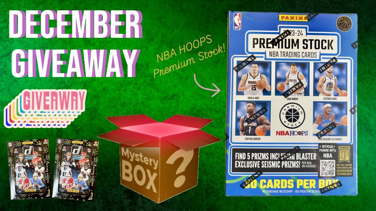 🚨BIGGEST GIVEAWAY YET🚨 2023-24 NBA Hoops Premium Stock Basketball ...