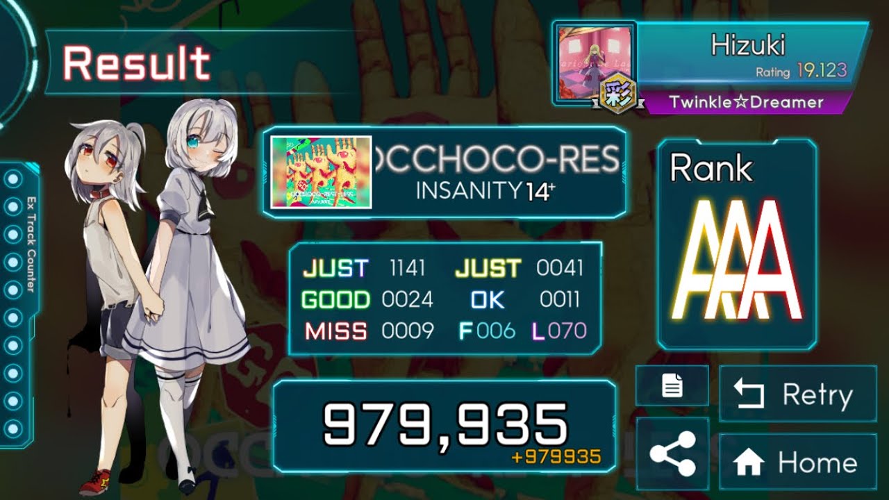 【TAKUMI³】 OCCHOCO-REST-LESS [INSANITY 14+] First Play - YouTube