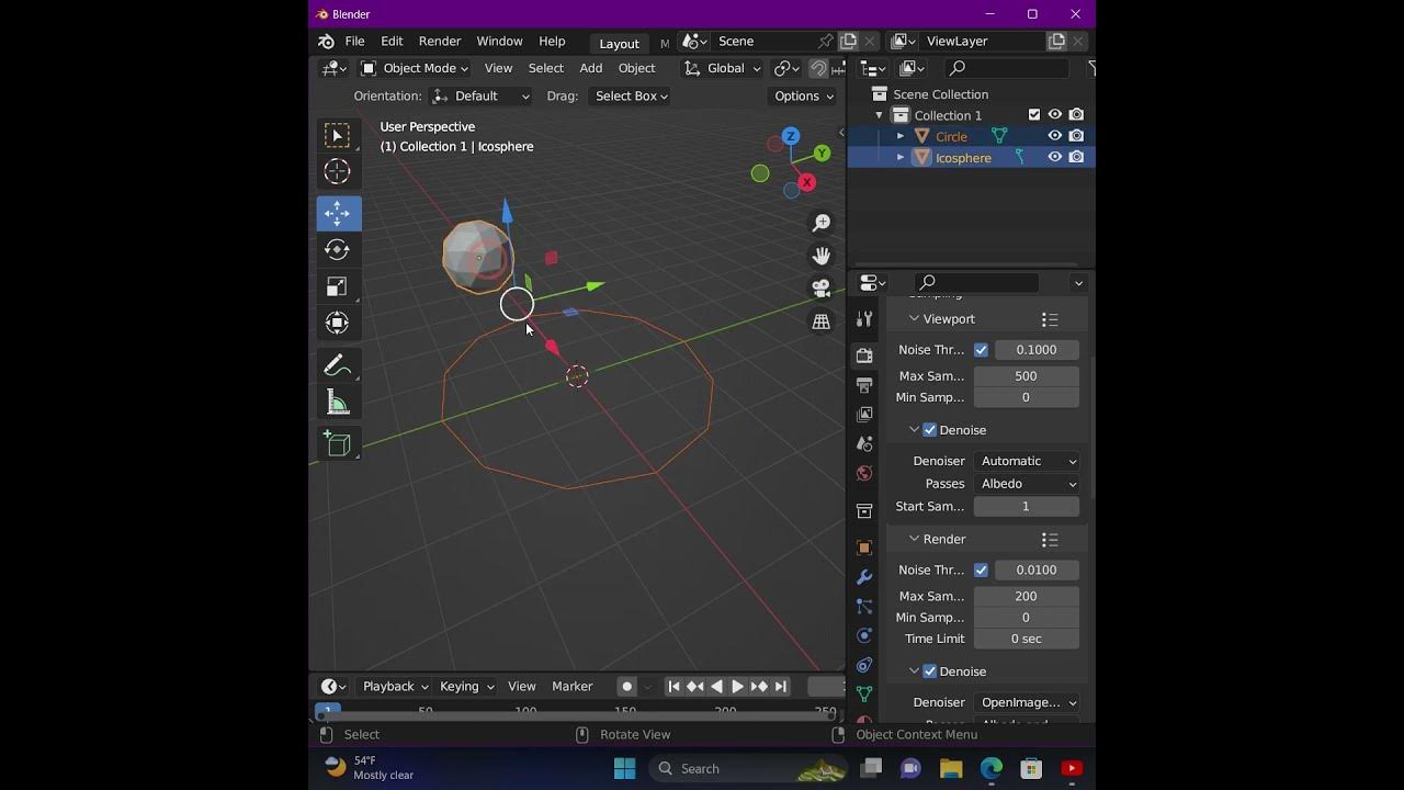 Circular Array using instancing #blender #blendertutorial #blendertutorial #shorts#short # ...