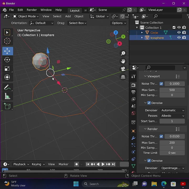 Circular Array using instancing #blender #blendertutorial #blendertutorial #shorts#short # ...