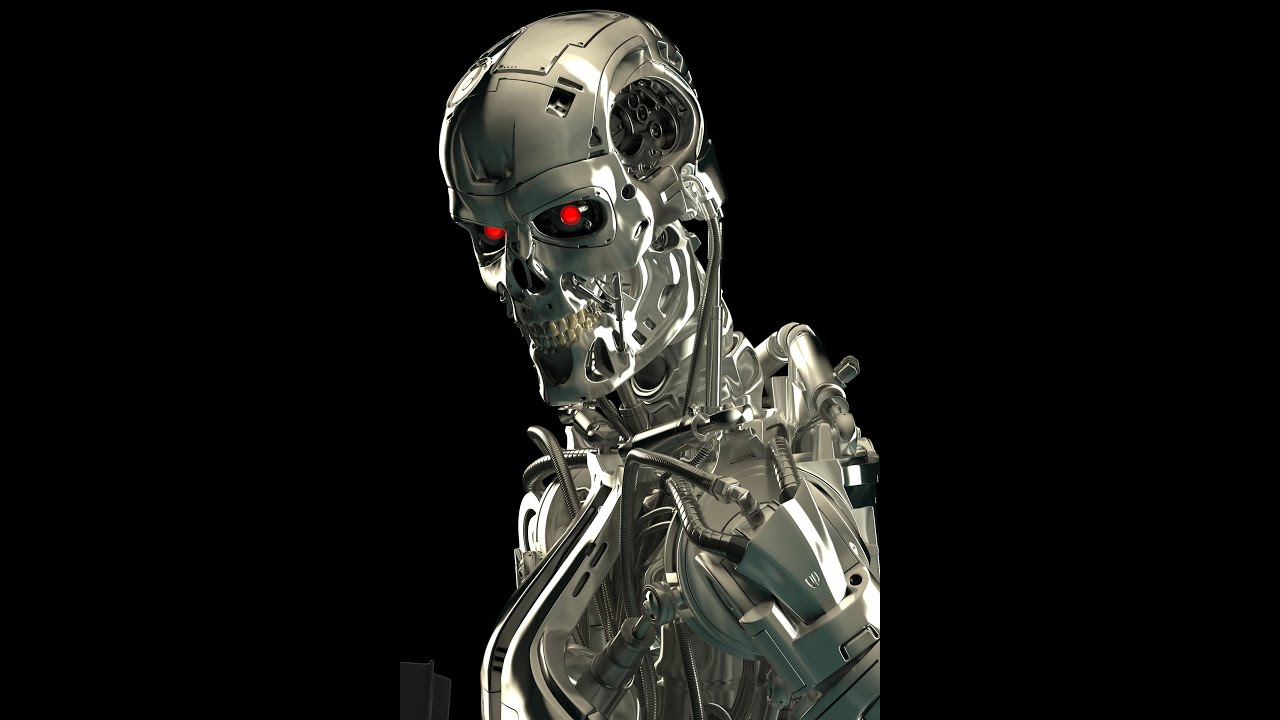 Terminator t 800 3D model Scene 9 - YouTube