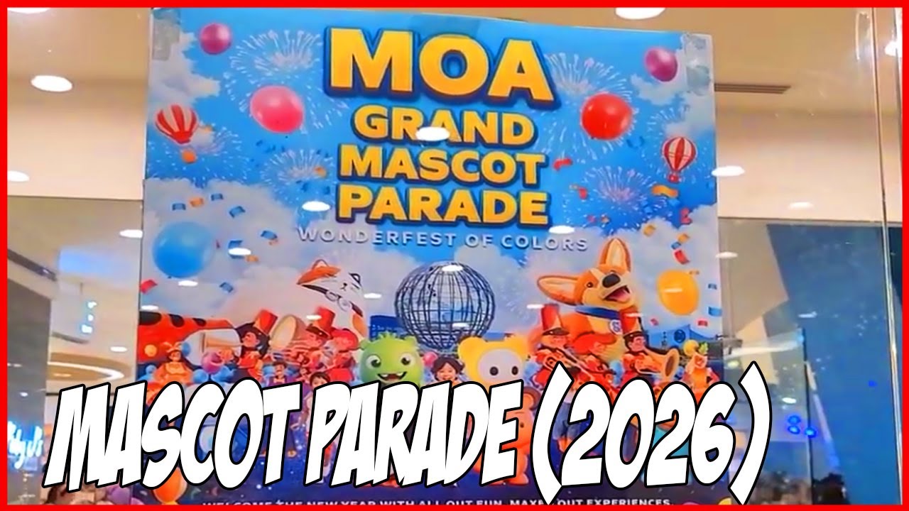MASCOT PARADE (SM MALL OF ASIA) 2026 - YouTube
