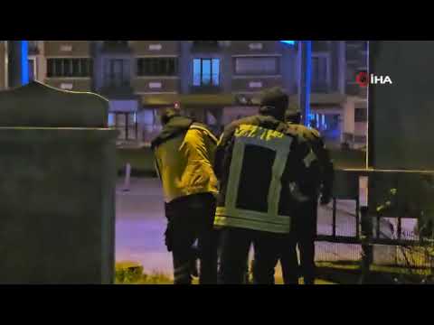 Dereye düşen şahsı ekipler kurtardı