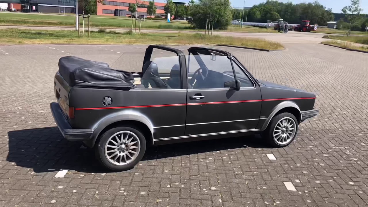 Volkswagen Golf mk1 cabriolet - YouTube