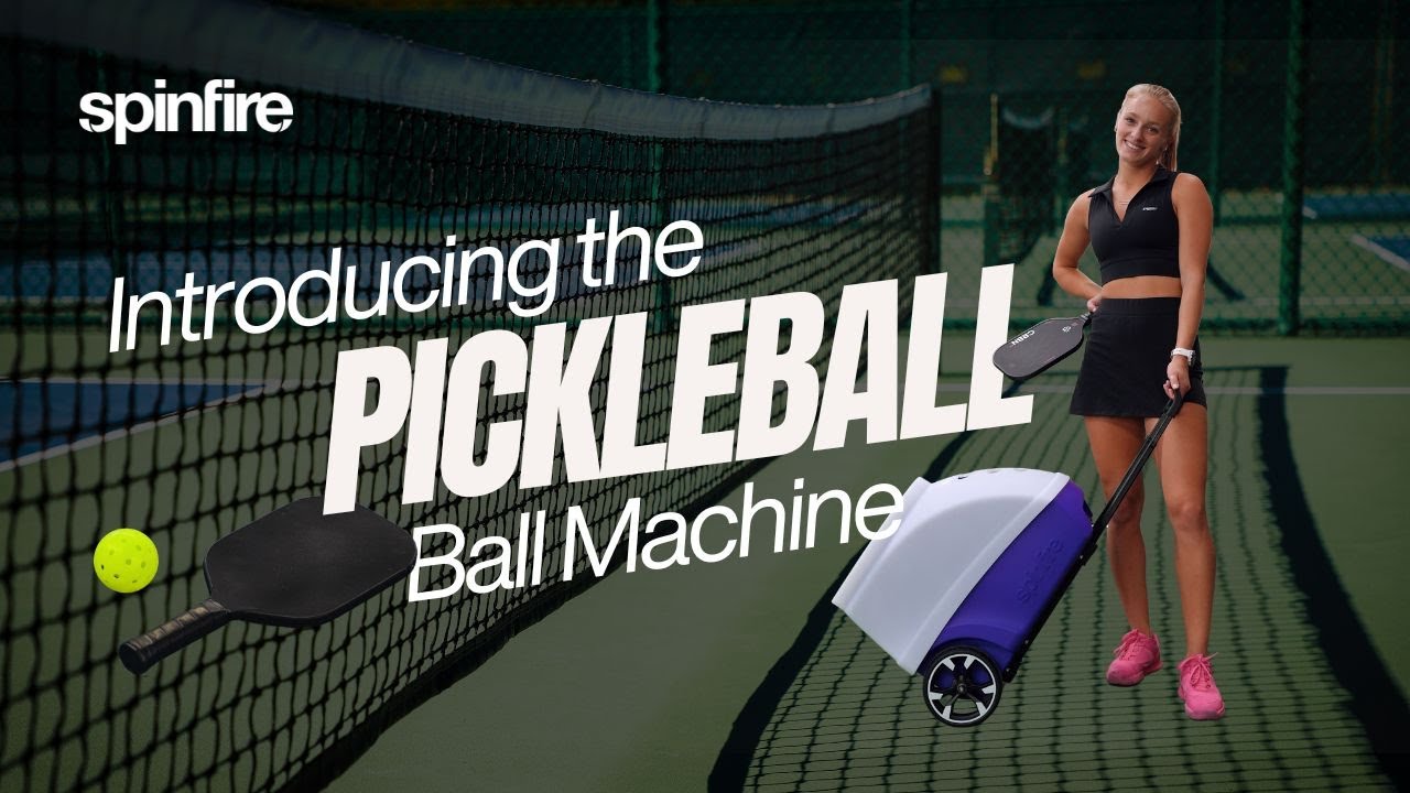 Spinfire Pickleball Ball Machine - YouTube