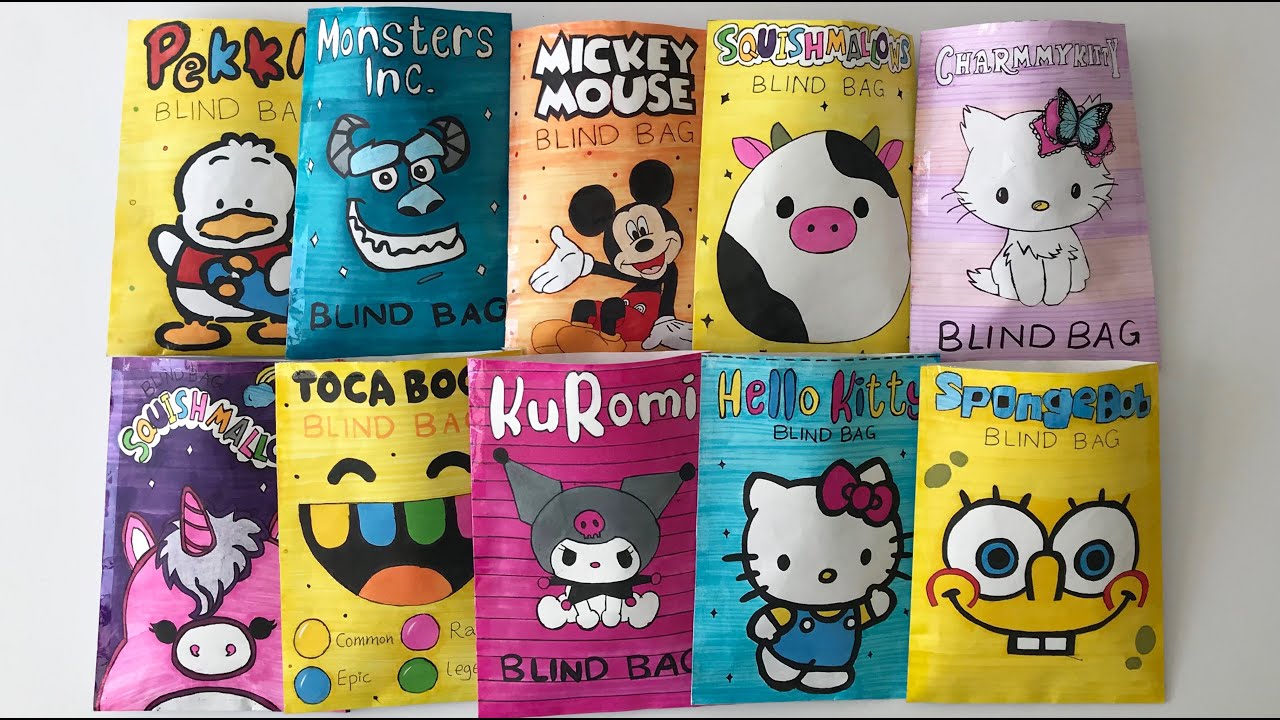 Blind Bag Paper Compilation | Unboxing All Editions ! ASMR Satisfying ...