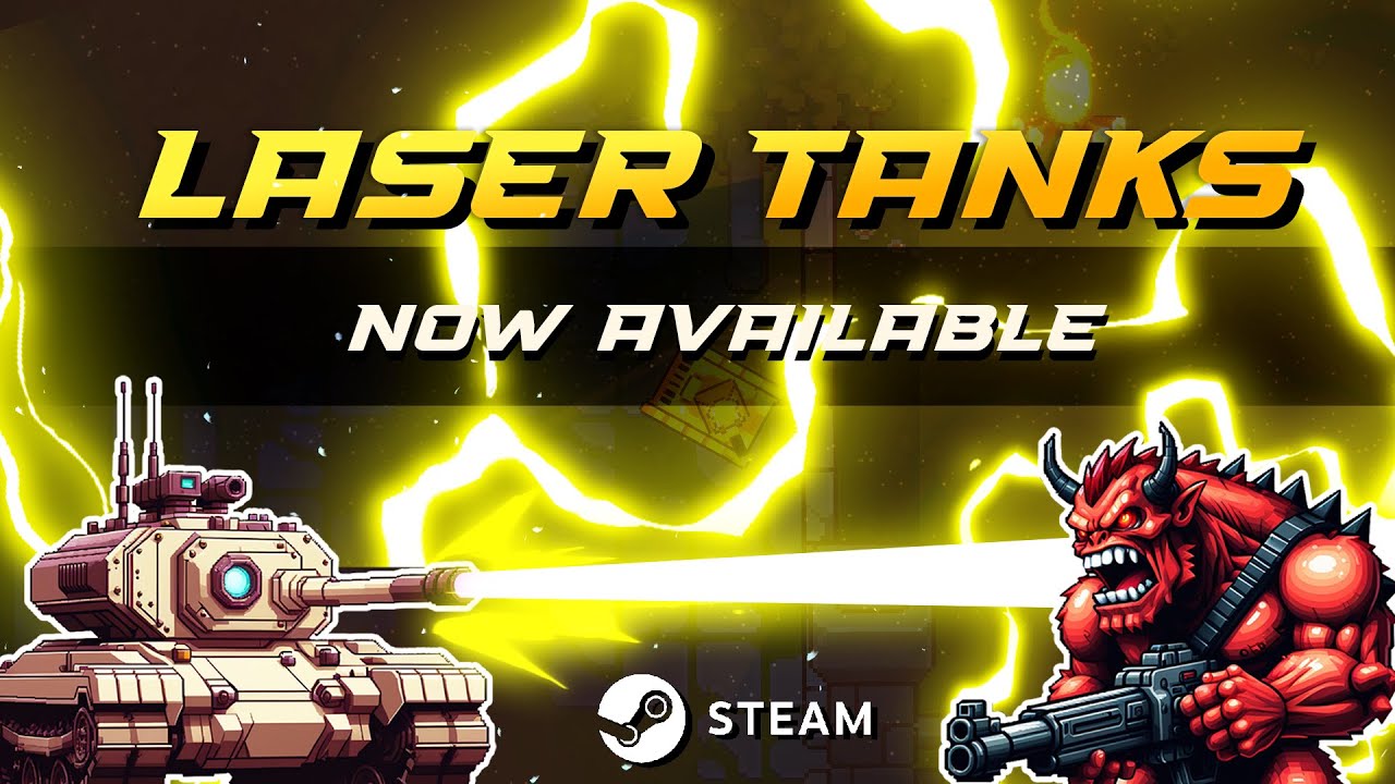 😈 Laser Tanks - Launch Trailer (OUT NOW!) | Steam - YouTube