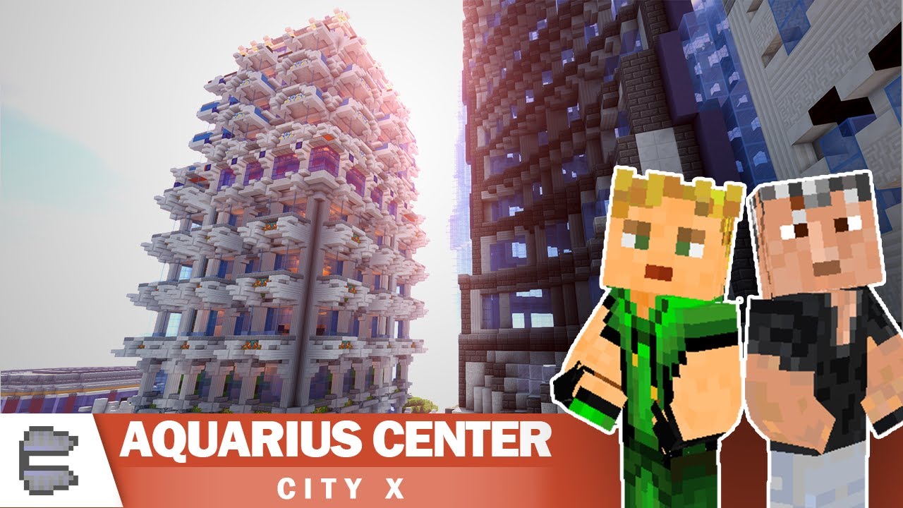 Minecraft - World of Color Update ~ Aquarius Center Timelapse #1 - YouTube