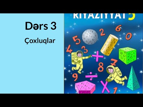 Riyaziyyat 5 ci Sinif 5.1.3 Çoxluqlar