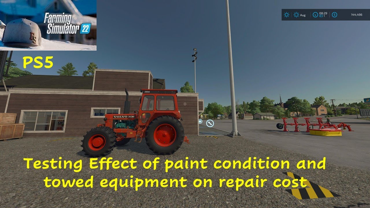 FS22…At look at paint condition and tractor load on repair costs ...