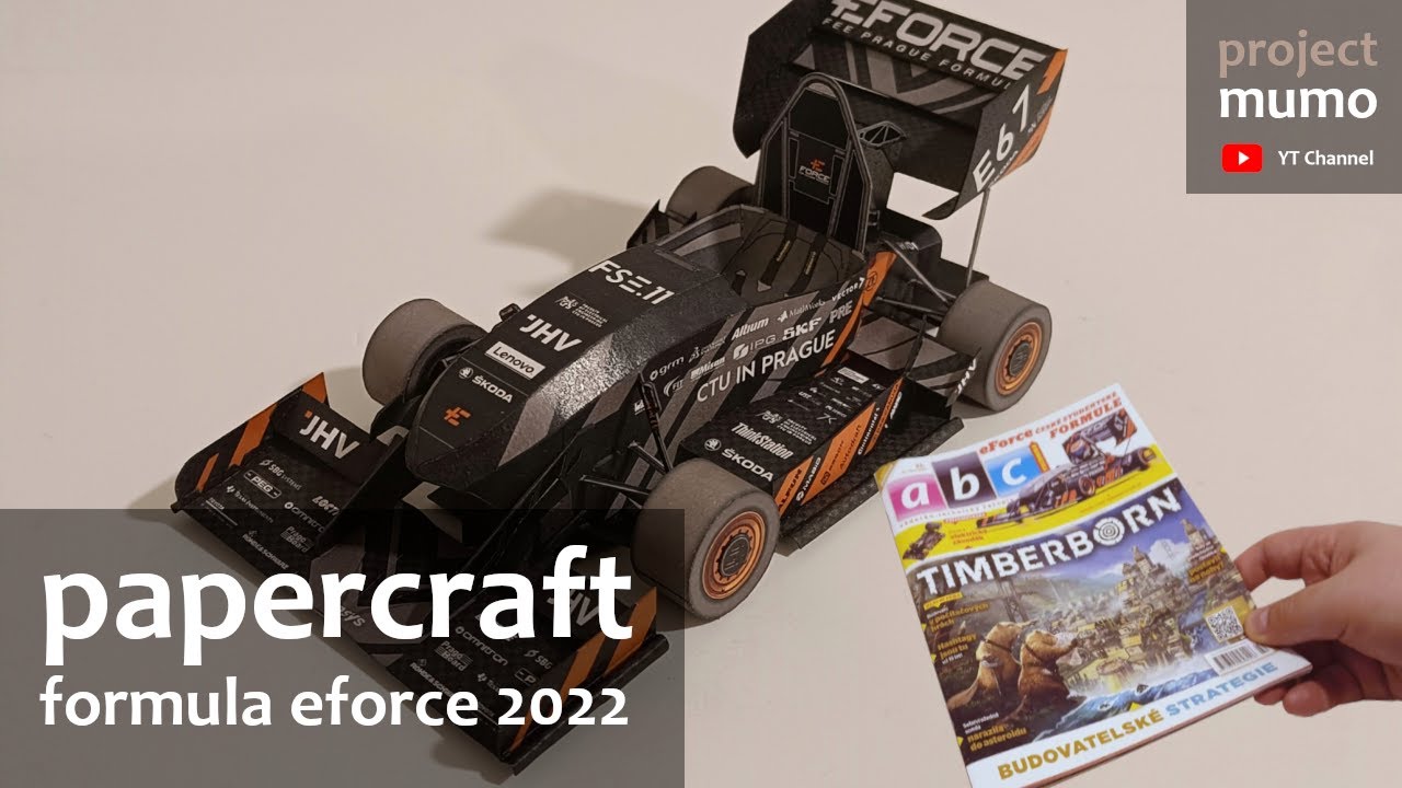 Formula eForce 2022 | Making a paper model - YouTube