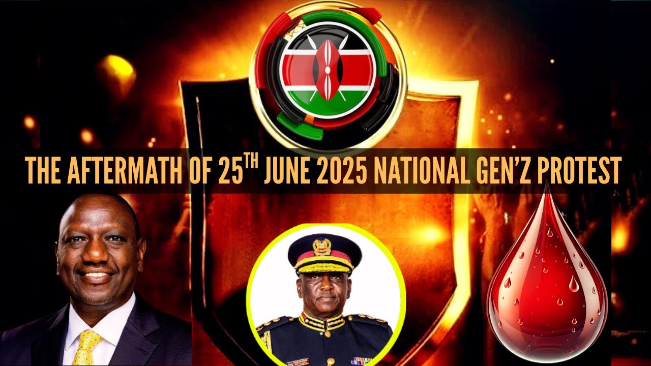 AFTERMATH OF THE 25TH JUNE 2025 KENYA'S NATIONAL GEN'Z PROTEST - YouTube