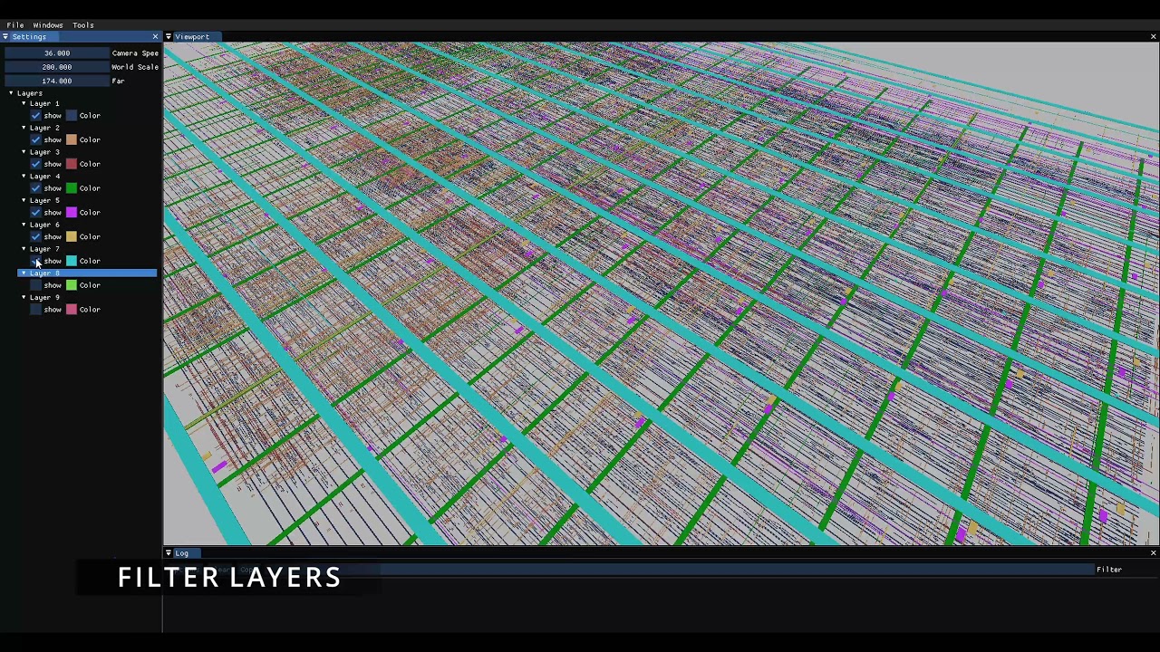 IC Layout Metal Layers Visualization Demo - YouTube