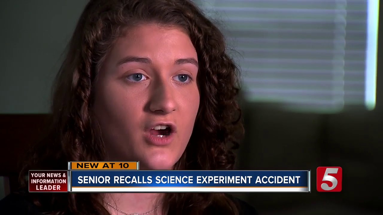 Senior Recalls High School Science Experiment Accident - YouTube