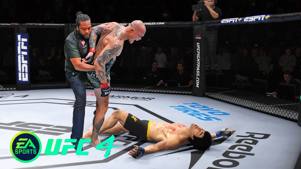 UFC4 Bruce Lee vs Anthony Smith EA Sports UFC 4 PS5 - YouTube
