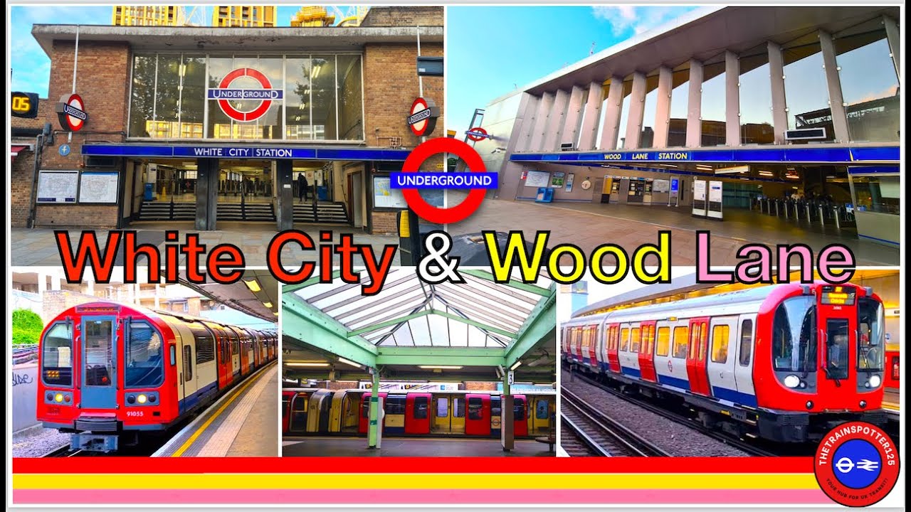 London Underground Action at White City & Wood Lane Stations - (05/07 ...