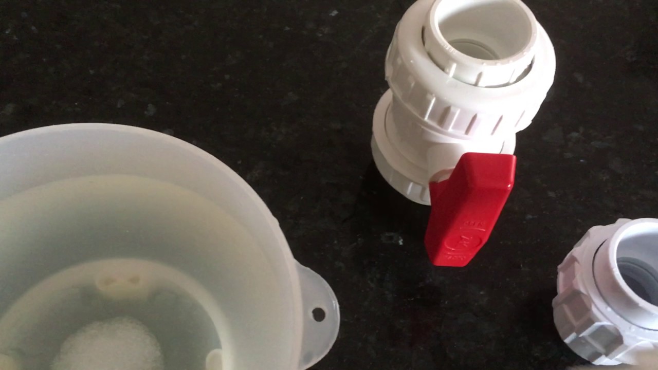 ABS or PVC - Salt water float test - YouTube