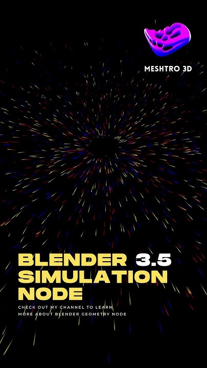 Particle Simulation using Blender3.5 Simulation Node😲 - YouTube