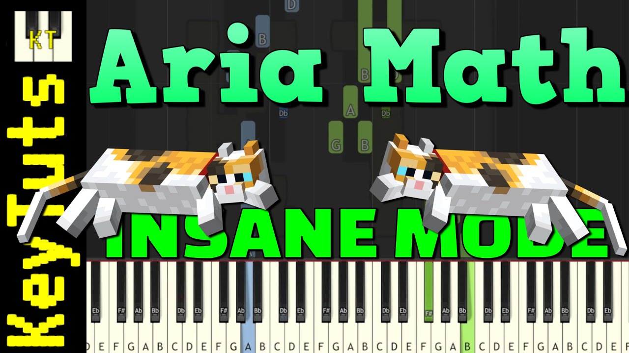 Aria Math [Minecraft Voluma Beta] - Insane Mode [Piano Tutorial] (Synthesia) - YouTube