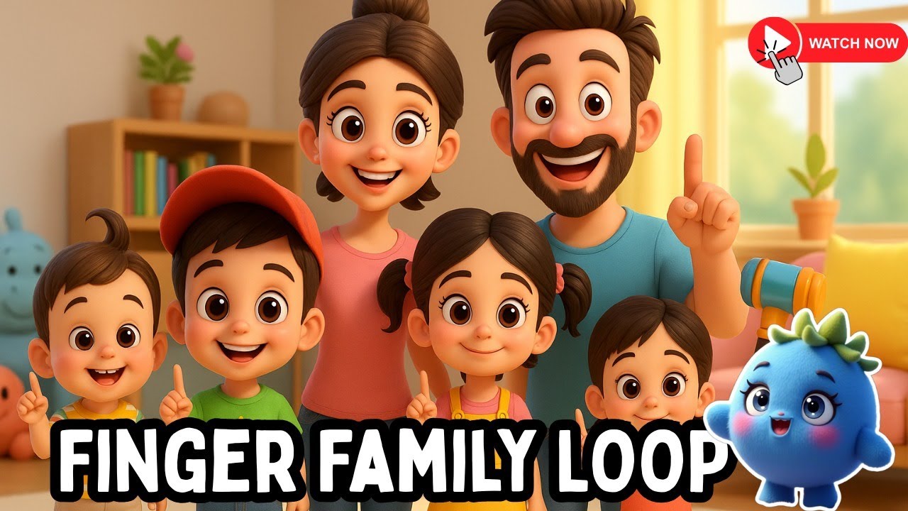 Finger Family Loop with Dodoberry | Family Learning Rhyme for Kids ...