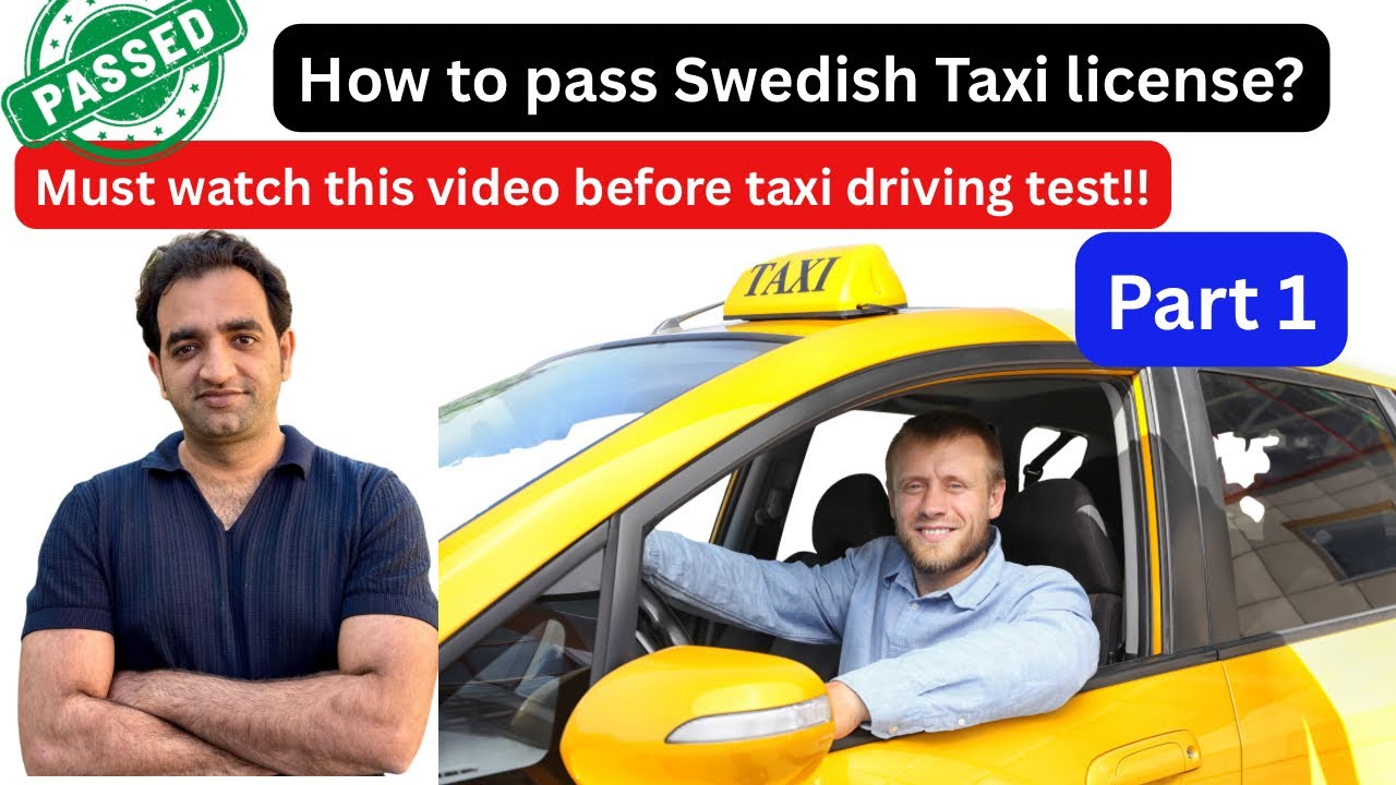 How to pass Swedish taxi driving license? part 1 - YouTube